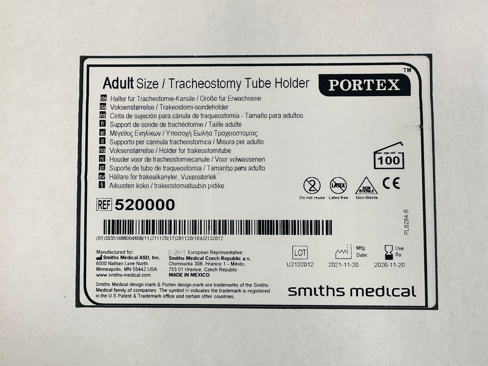 Buy Portex Adult Size Tracheostomy Tube Holder in Dubai | UAE | Online ...