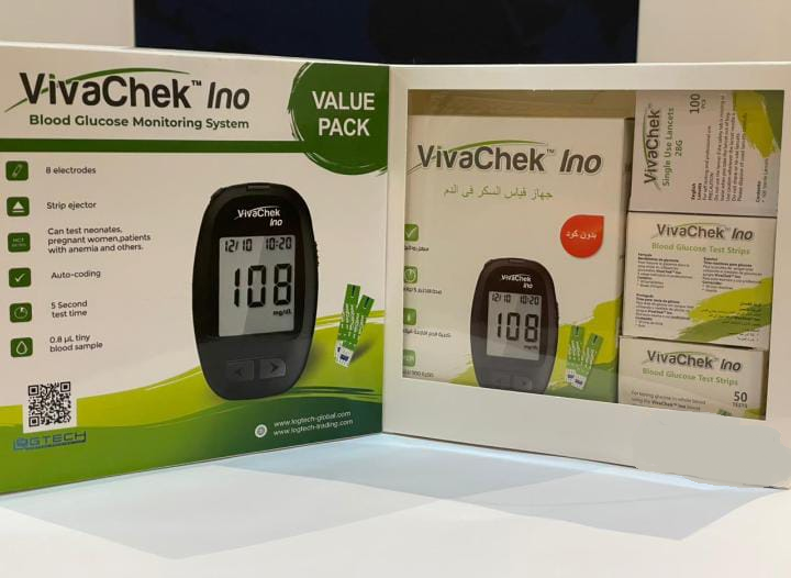 Buy VivaChek Ino Blood Glucose Monitor (Value Pack) in Dubai | UAE ...